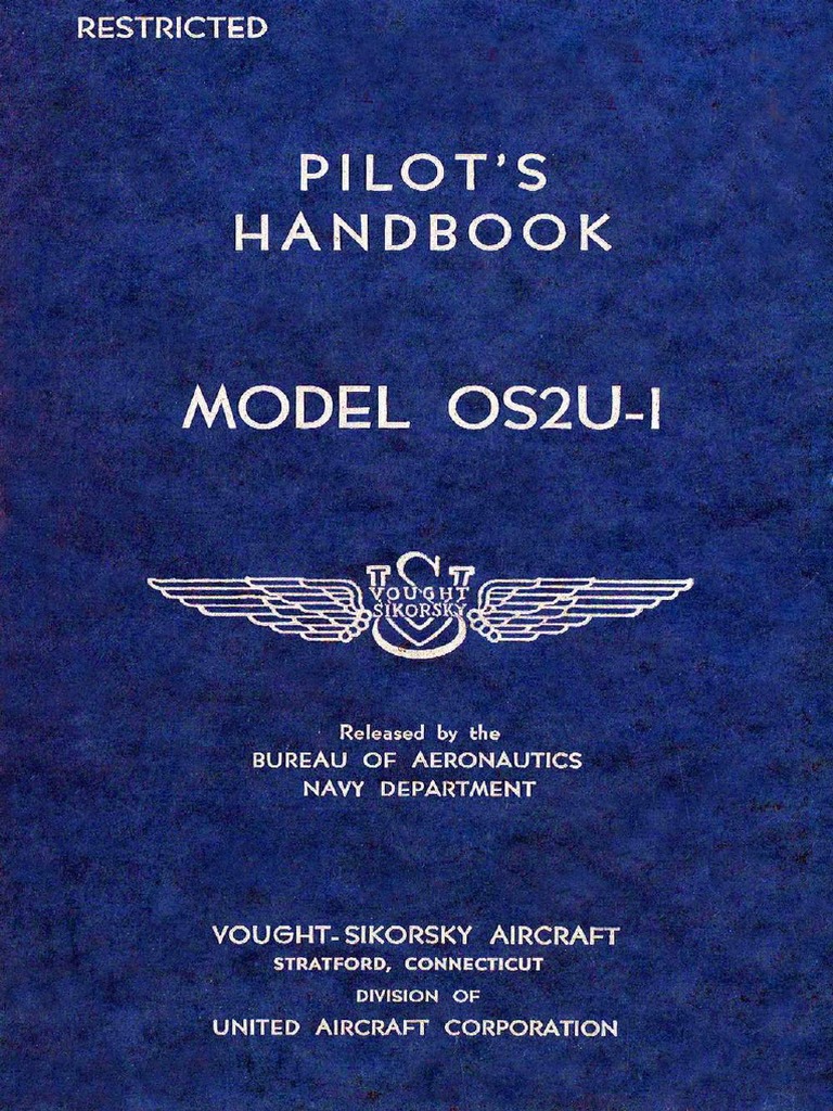 Vought OS2U Kingfisher Pilot's Handbook | PDF