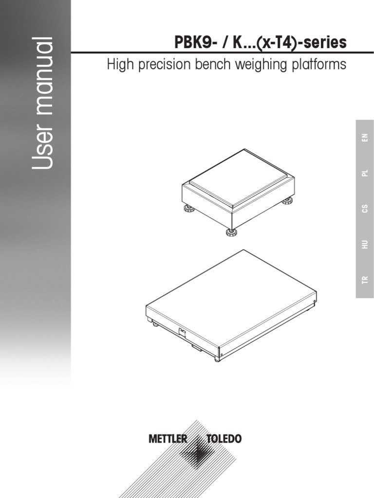 PBK9 Weighing Platforms Manual | PDF | Calibration | Weight