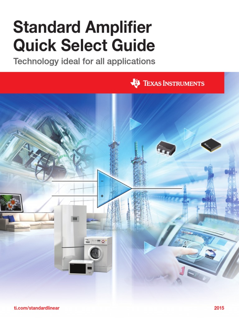Texas Instruments Amplifier Selection Guide | PDF | Amplifier ...