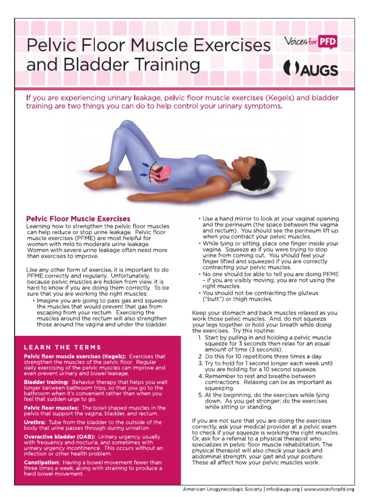 Bladder Training | PDF