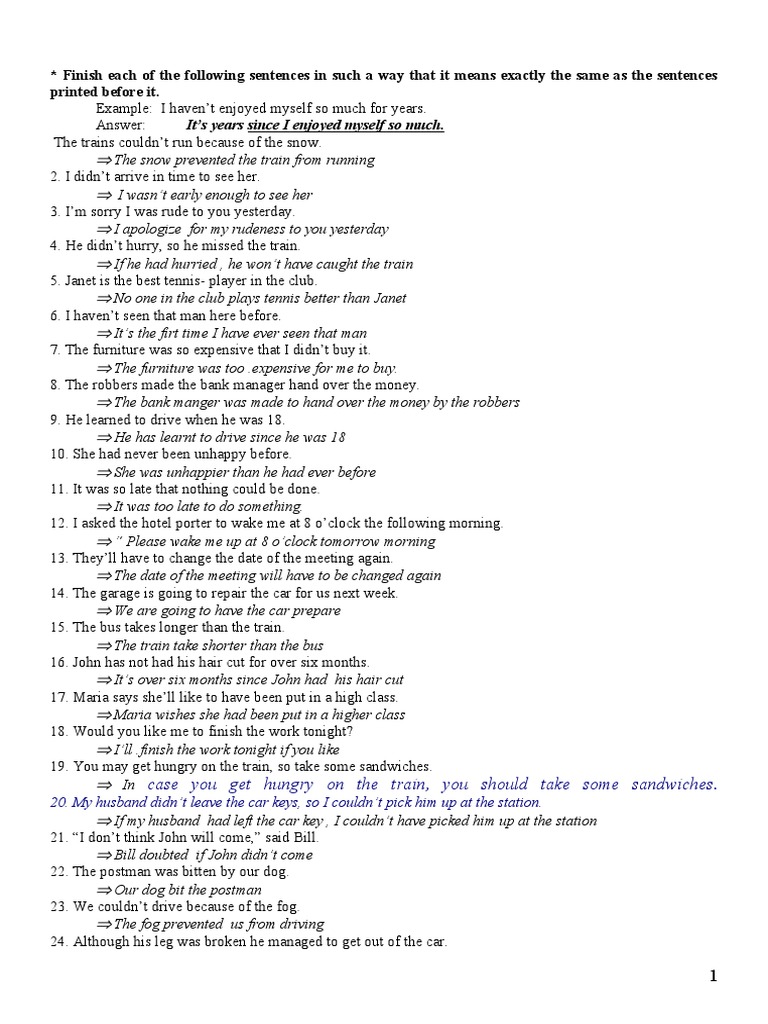 100 Transformation Writing | PDF