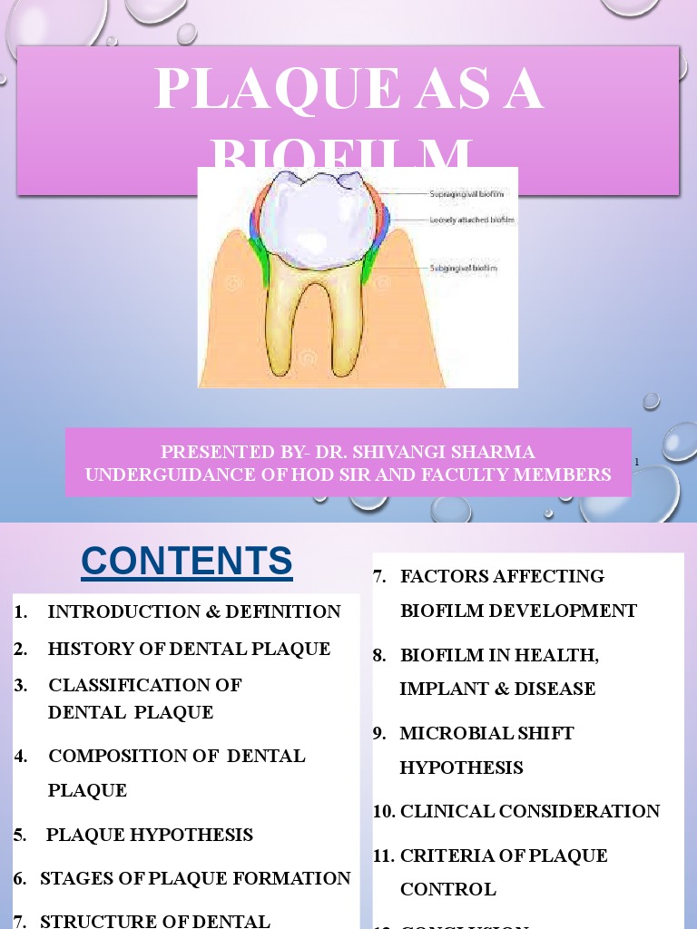 Understanding Dental Plaque Formation | PDF | Biofilm | Periodontology