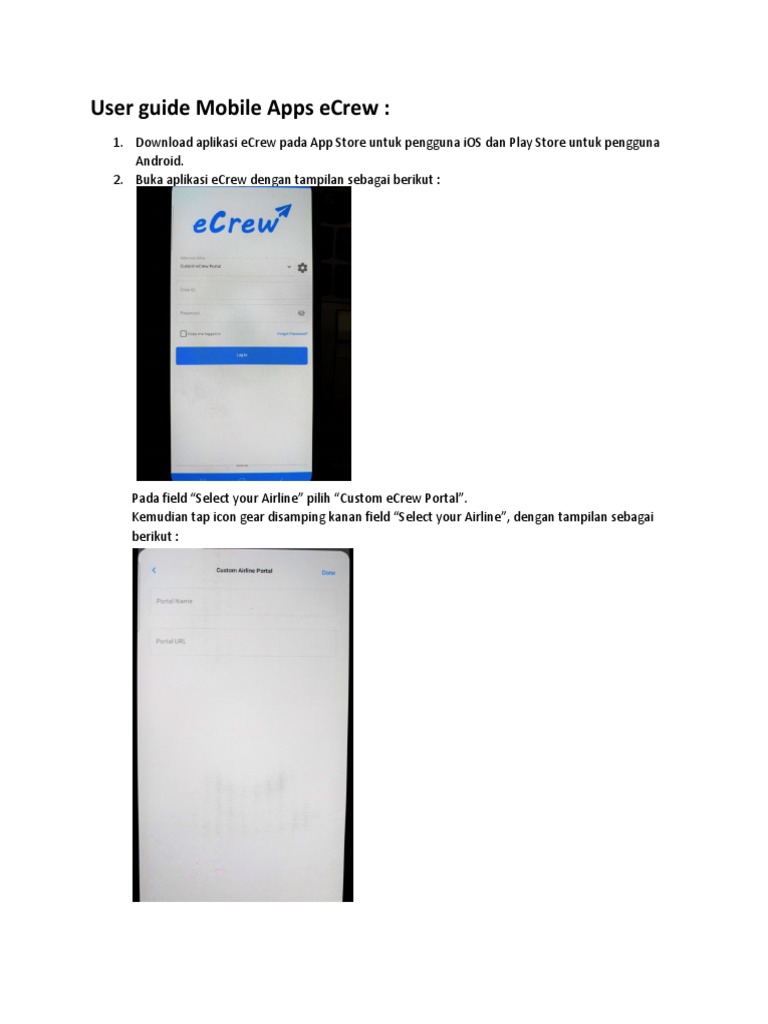 User Guide ECrew | PDF | Bisnis