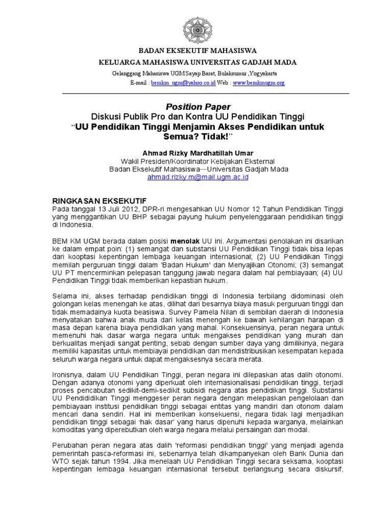 Liberalisasi Pendidikan | PDF