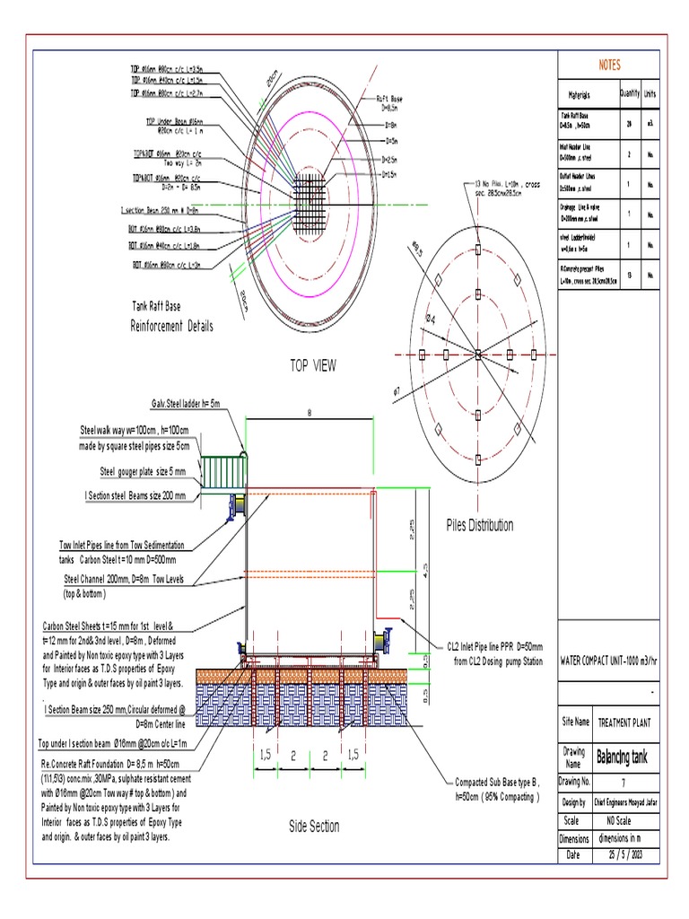 Balancing Tank Specifications and Design | PDF