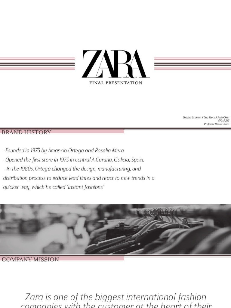 Zara Buying Plan | PDF