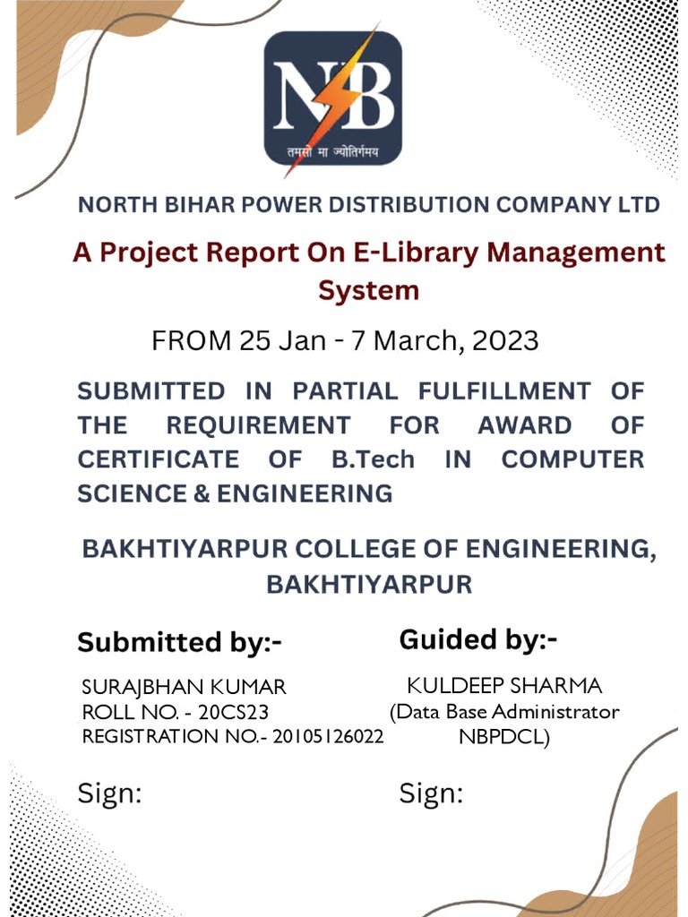 Library Project Report.pptx | PDF | Html | Php