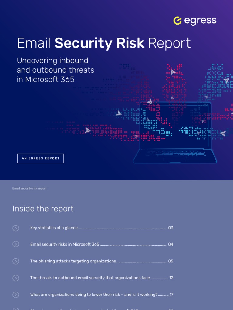 Security Risk Report M365 | PDF | Computer Security | Security