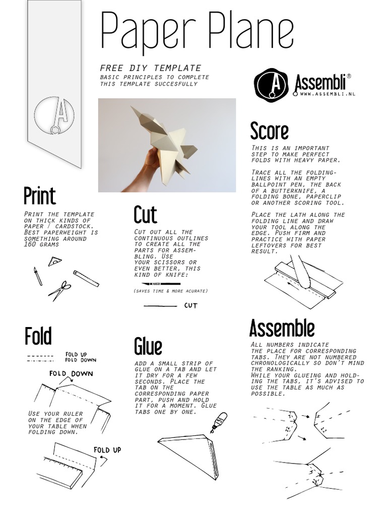(PaperzoneVN - Com) - Paper Plane - by - Assembli | PDF | Decorative ...