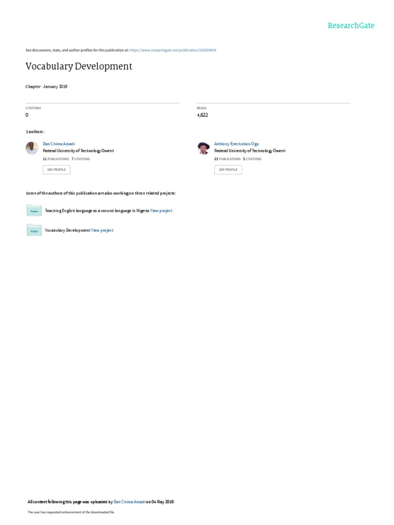 Vocabulary Development 1 | PDF | Irony | Word