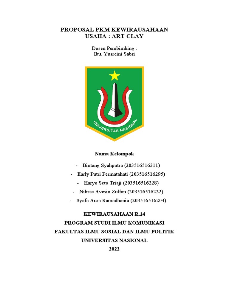 Proposal PKM Kewirausahaan | PDF