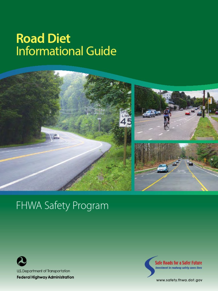 FHWA Road Diet Informational Guide | PDF | Traffic | Cycling Infrastructure