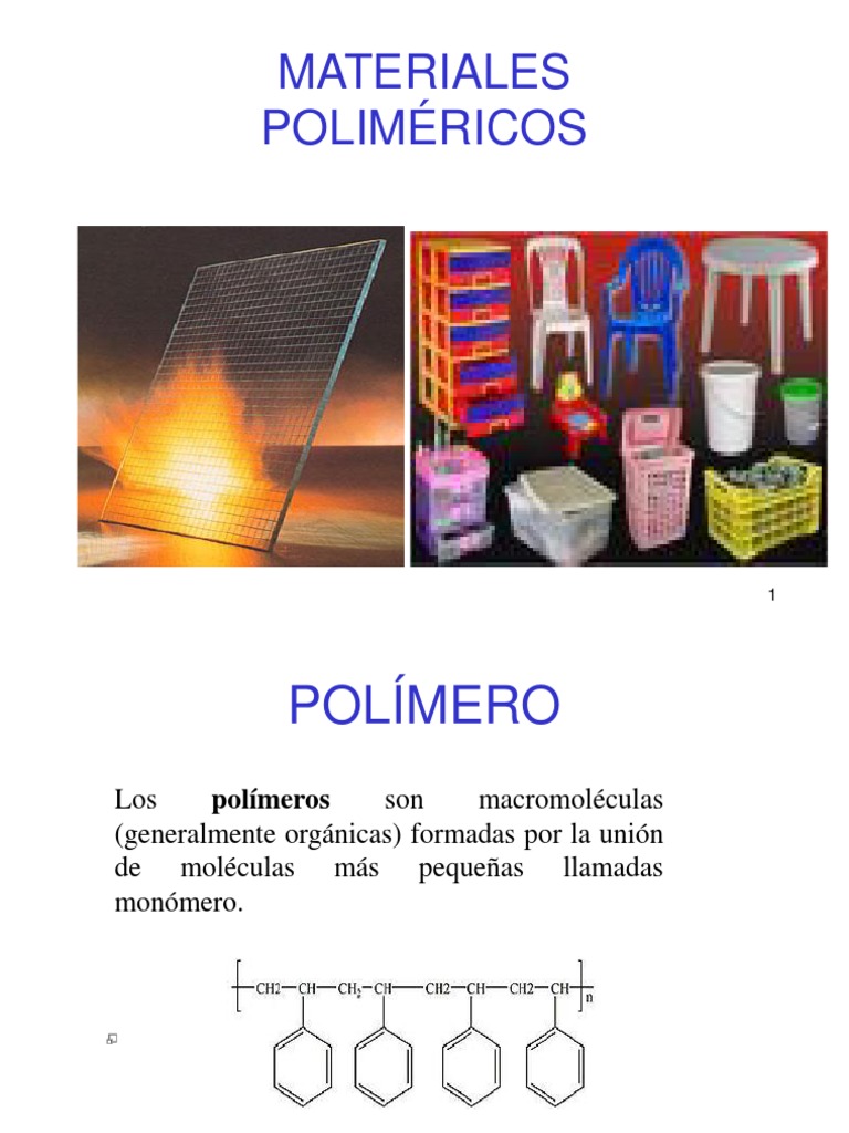 Materiales Poliméricos | Descargar gratis PDF | Polímeros | El plastico