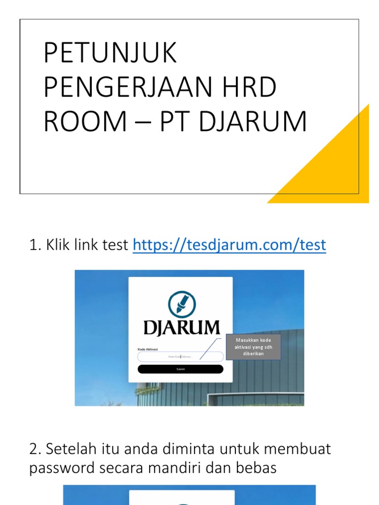Tutorial HRD ROOM Candidate | PDF