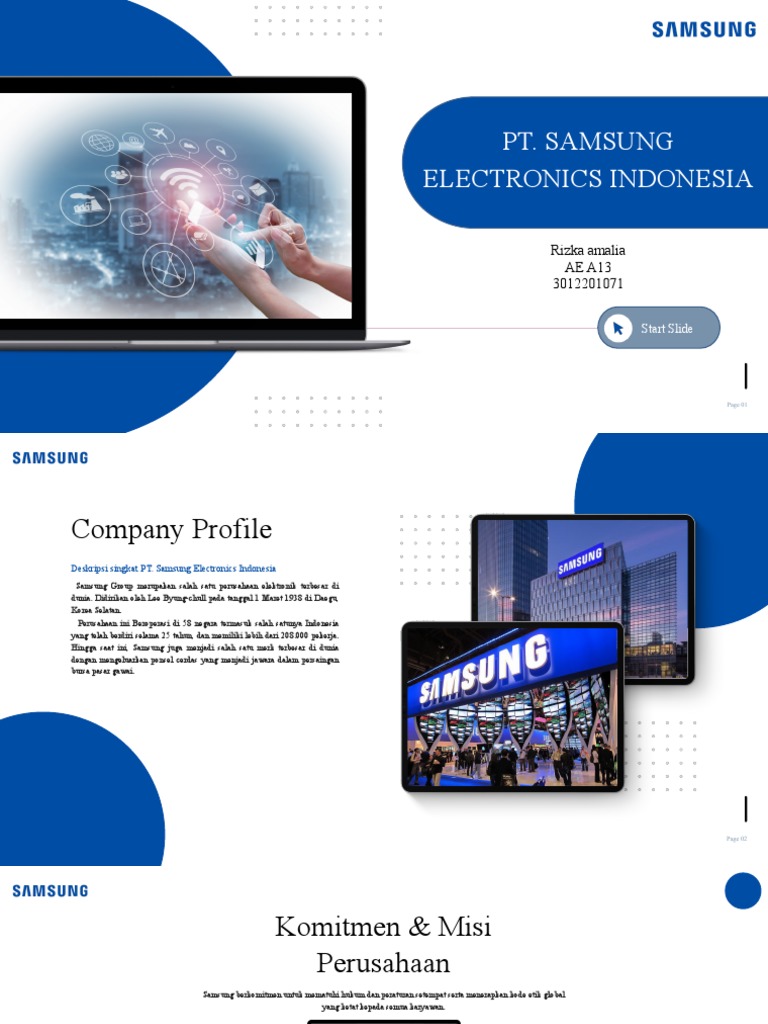 PT Samsung Electronics Indonesia - Rizka Amalia - Tugas Manajemen ...