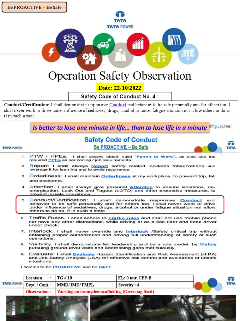 Safety Operation | PDF