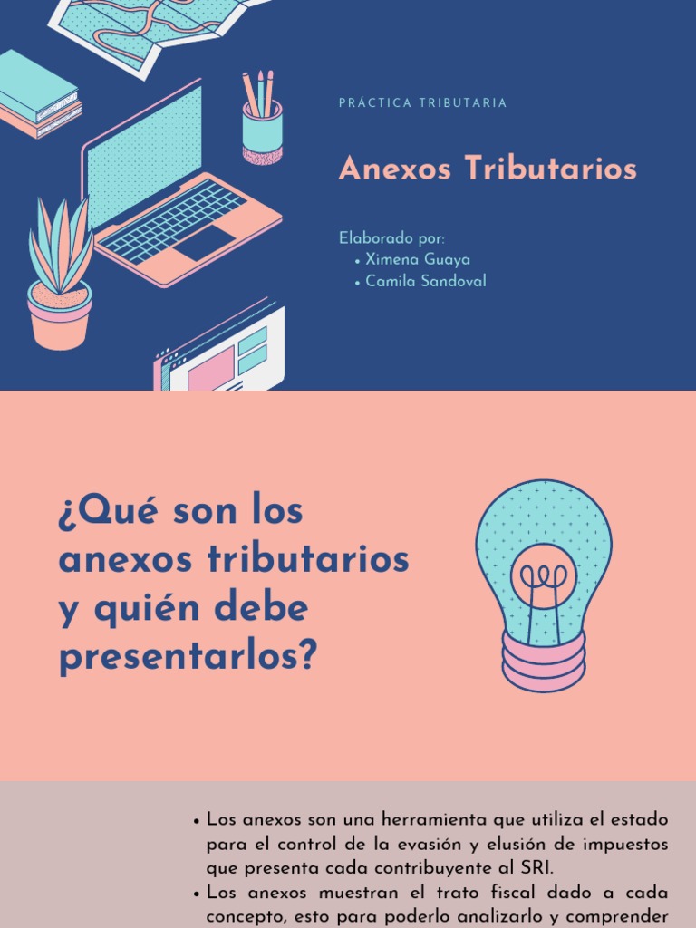 Anexos Tributarios: Guía Completa | PDF | Impuestos | Evasión de impuestos