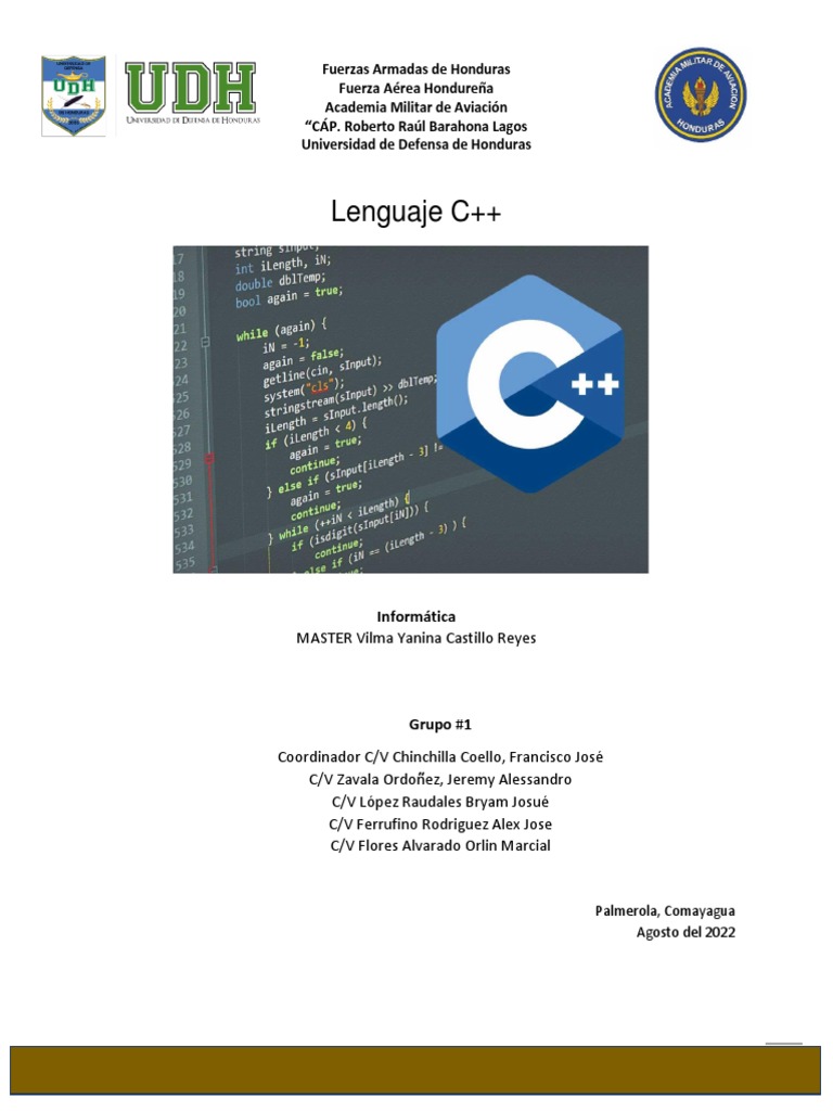 Informe C++ 2023 | PDF | Lenguaje de programación | C