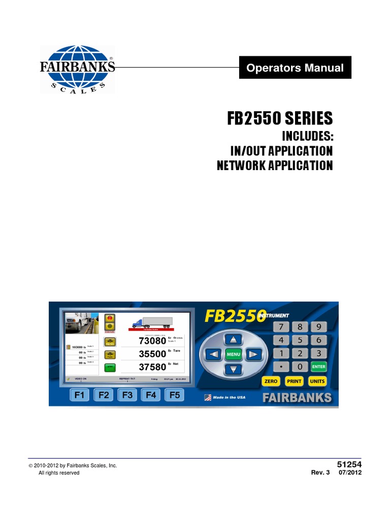 FB 2550 Manual | PDF | Computer Network | Databases