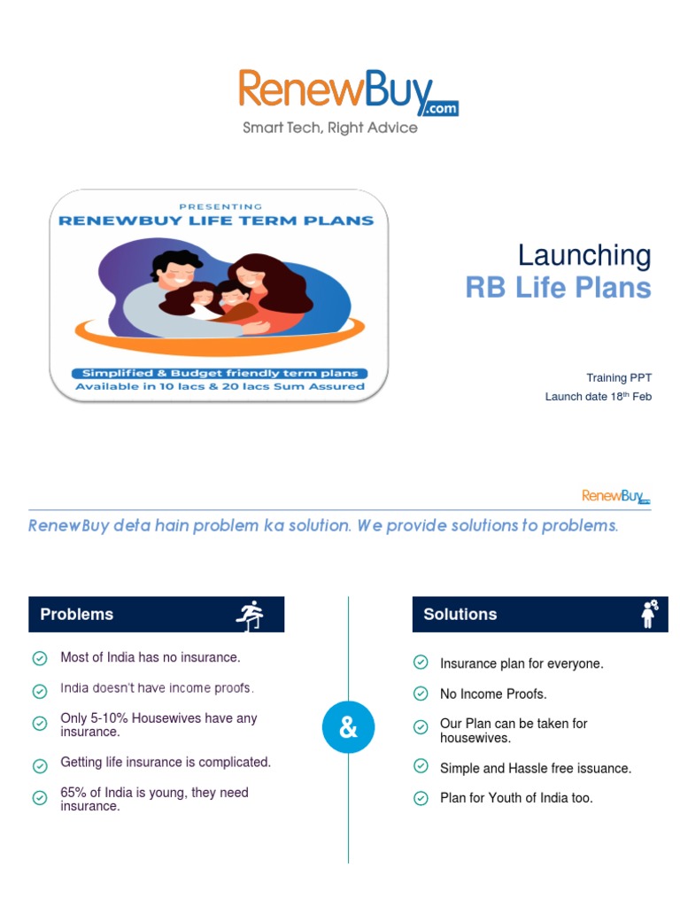 RB Life Term Plans FLS Updated | PDF | Insurance | Life Insurance