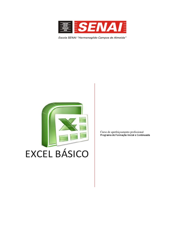 Apostila Excel Básico | PDF | Microsoft Excel | Microsoft