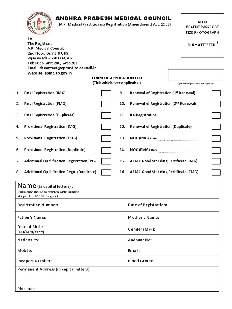 Application Form | PDF | Notary Public | Government And Personhood