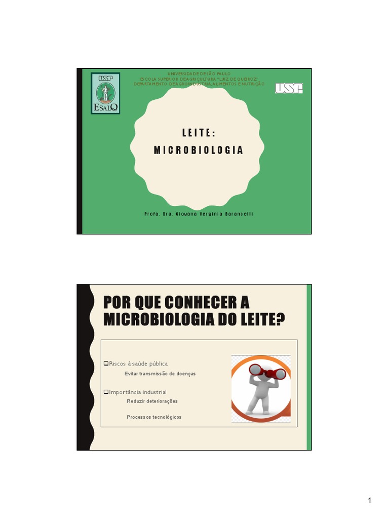 Microbiologia do Leite e Sacarolíticos | PDF | Leite | Lacticínios