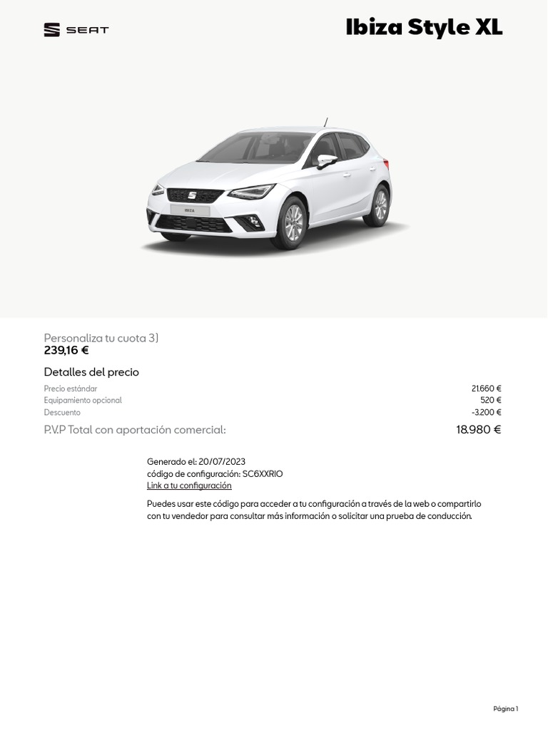 IBIZA | PDF | Estilos de carrocería | Transporte privado