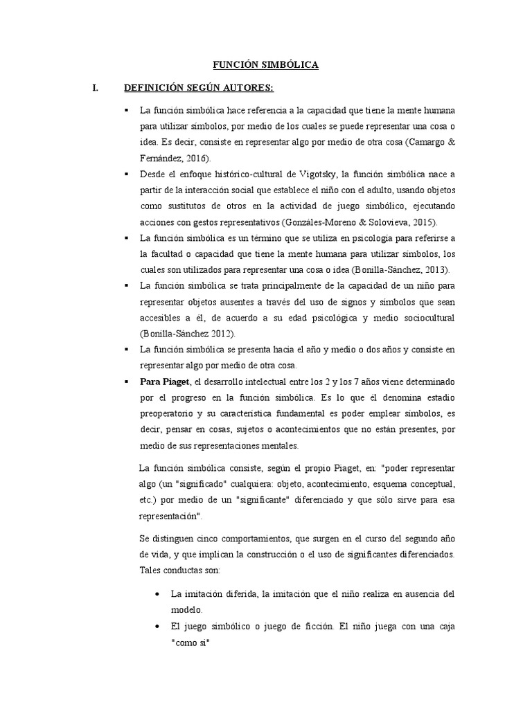 Función Simbólica | PDF | Escritura | Mente