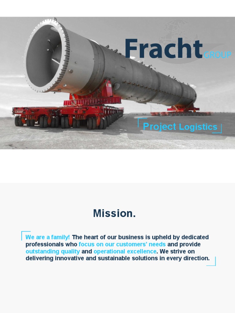 Fracht Group - Project Presentation - 2017 Modec | PDF | Cargo | Customs