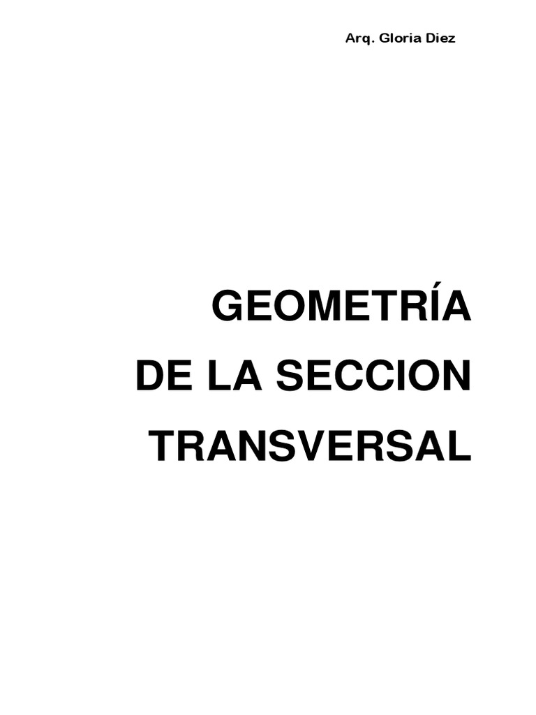 02 - Caracteristicas Geometricas de La Seccion Transversal | PDF ...