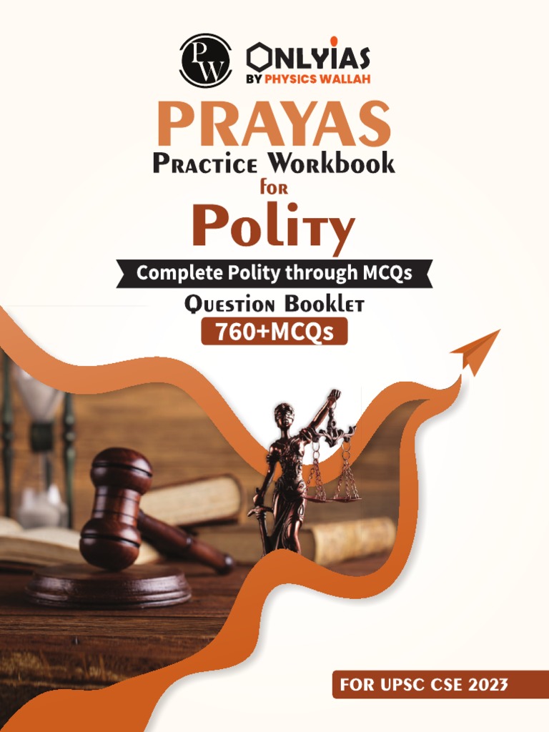 PRAYAS Polity Practice Workbook Questions Booklet - Compressed | PDF | Constitution | Judiciaries