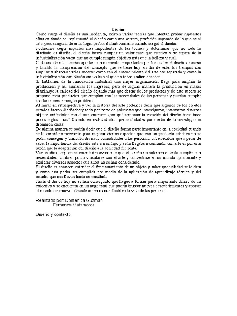 Analisis Critico Pdf Diseño Teoría