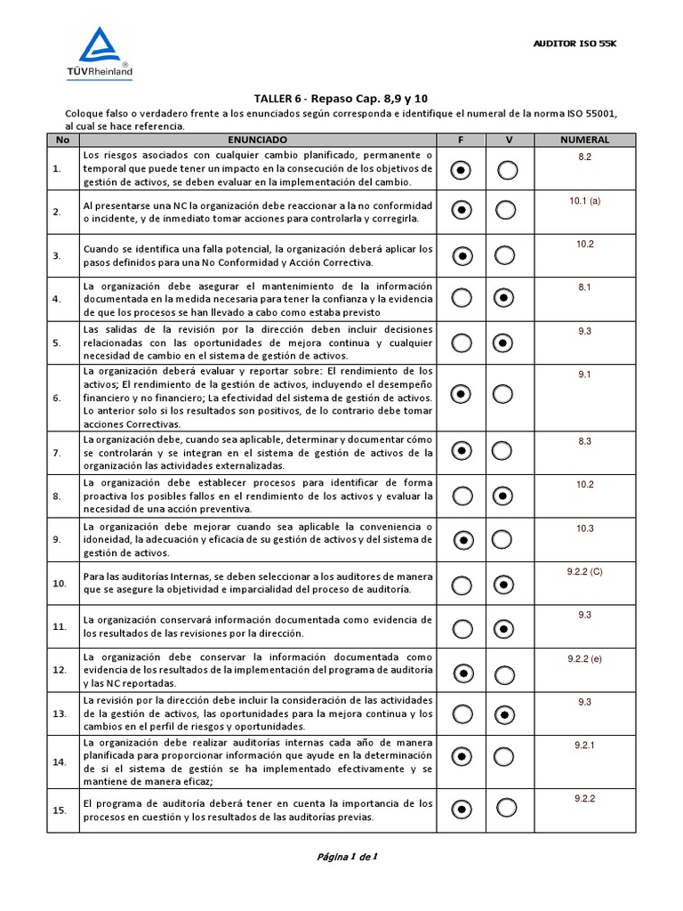 Taller Repaso 8,9,10 55K VFPA | PDF