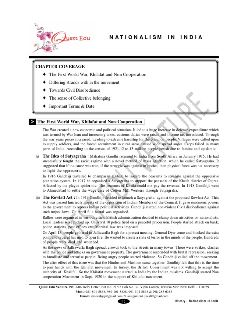Nationalism in India: Key Movements Explained | PDF | Mahatma Gandhi ...