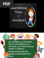 Descripción de Personajes: Rasgos Físicos y Psicológicos | PDF