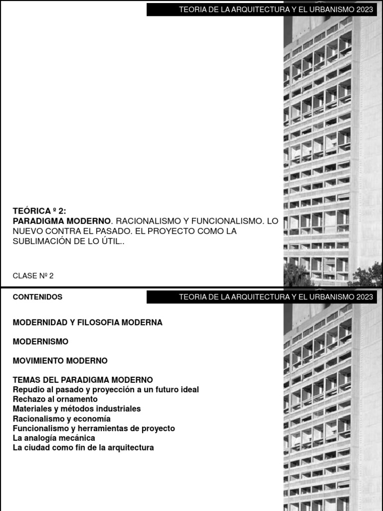 01 - Clase02 - Paradigma Moderno | PDF | Industrialización | Teoría