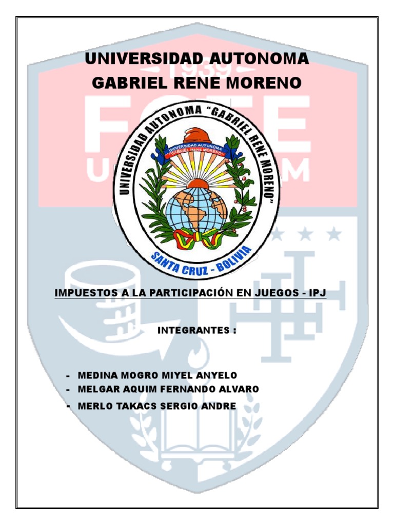 Informe Del Ipj PDF | Descargar gratis PDF | Impuestos | Bolivia