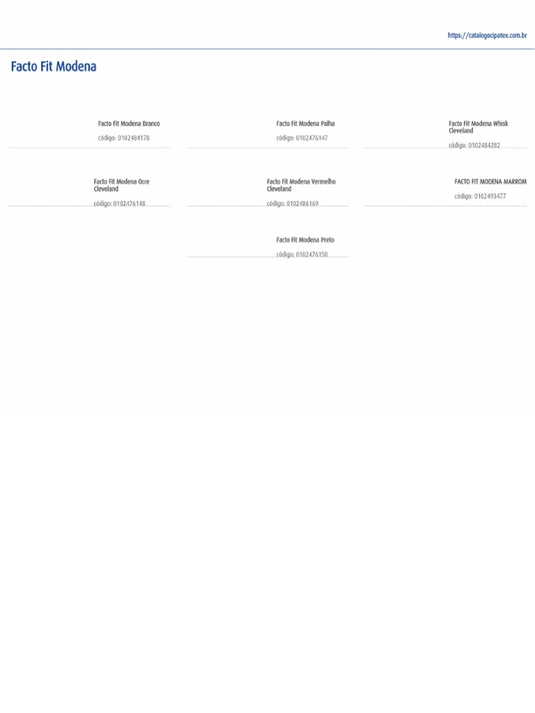 Facto Fit Modena | PDF