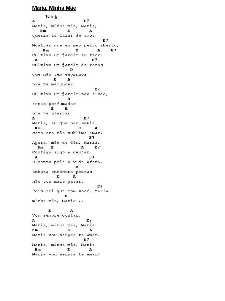 Cantos de Maria | PDF | Maria, mãe de Jesus | Jesus