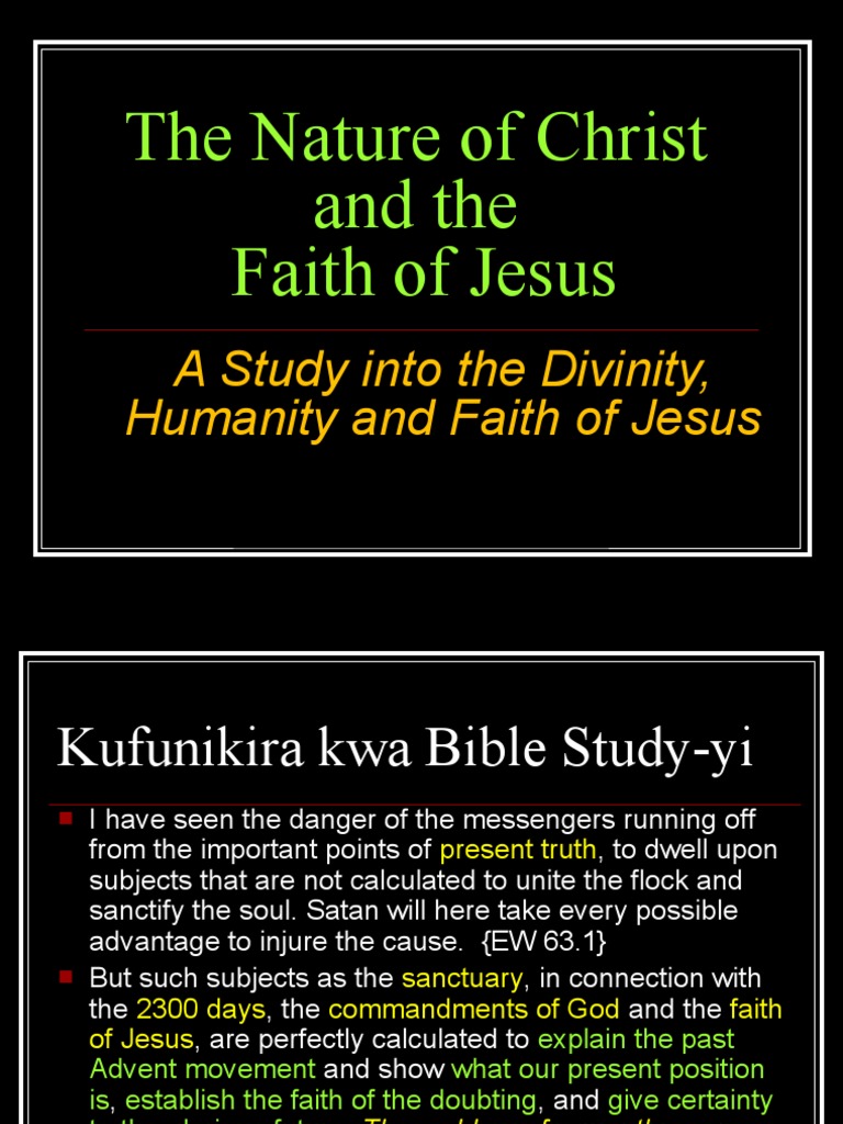 Christ's Divinity and Faith Explained | PDF | God The Father | Jesus