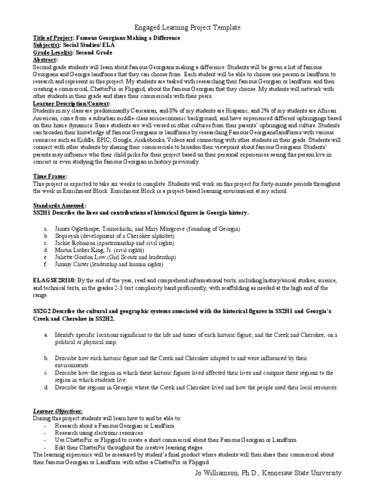 Itec 7400 Final Engaged Learning Project Lauren Nesbitt Fall 2021 | PDF ...