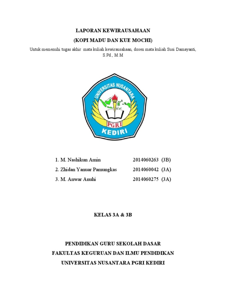 Laporan Usaha Kopi dan Kue Mochi | PDF