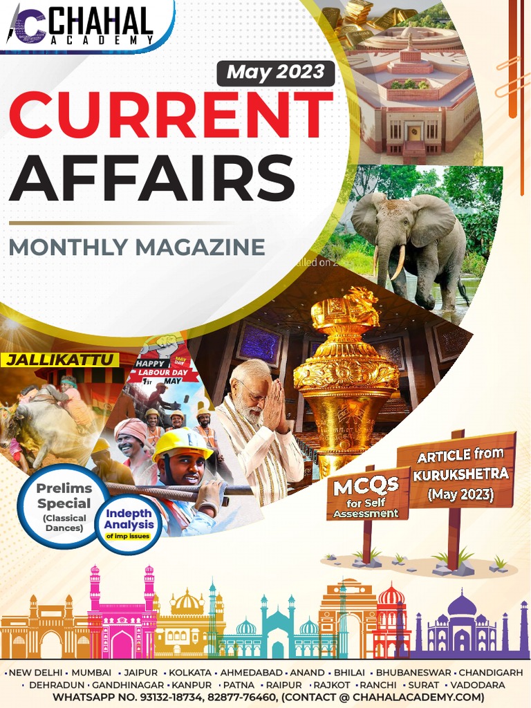 May 2023 Current Affairs Magazine For Upsc Cse Pdf Bail Prison