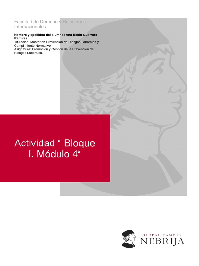Actividad Dirigida Bloque 1. Modulo 4 | PDF | Indicador de rendimiento | Planificación