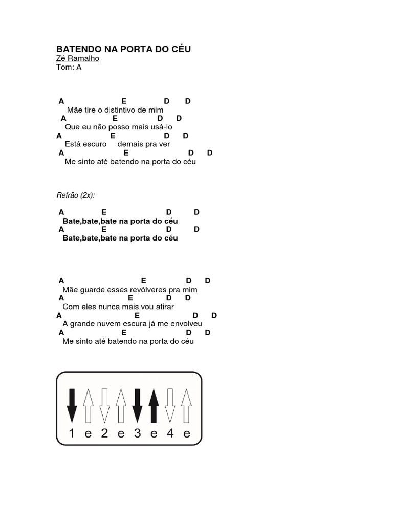Bate na Porta do Céu - Zé Ramalho | PDF