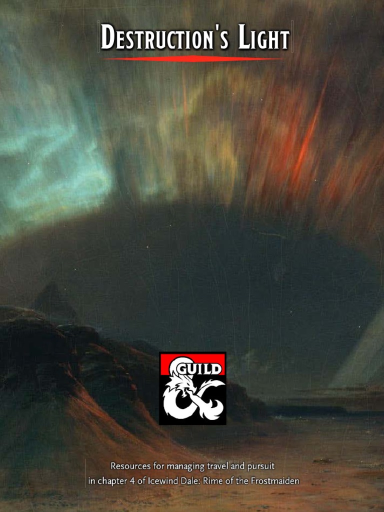 Destruction's Light | PDF | Role Playing Games