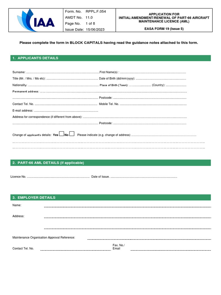 Form 19 | Download Free PDF | Credit Card | Signature