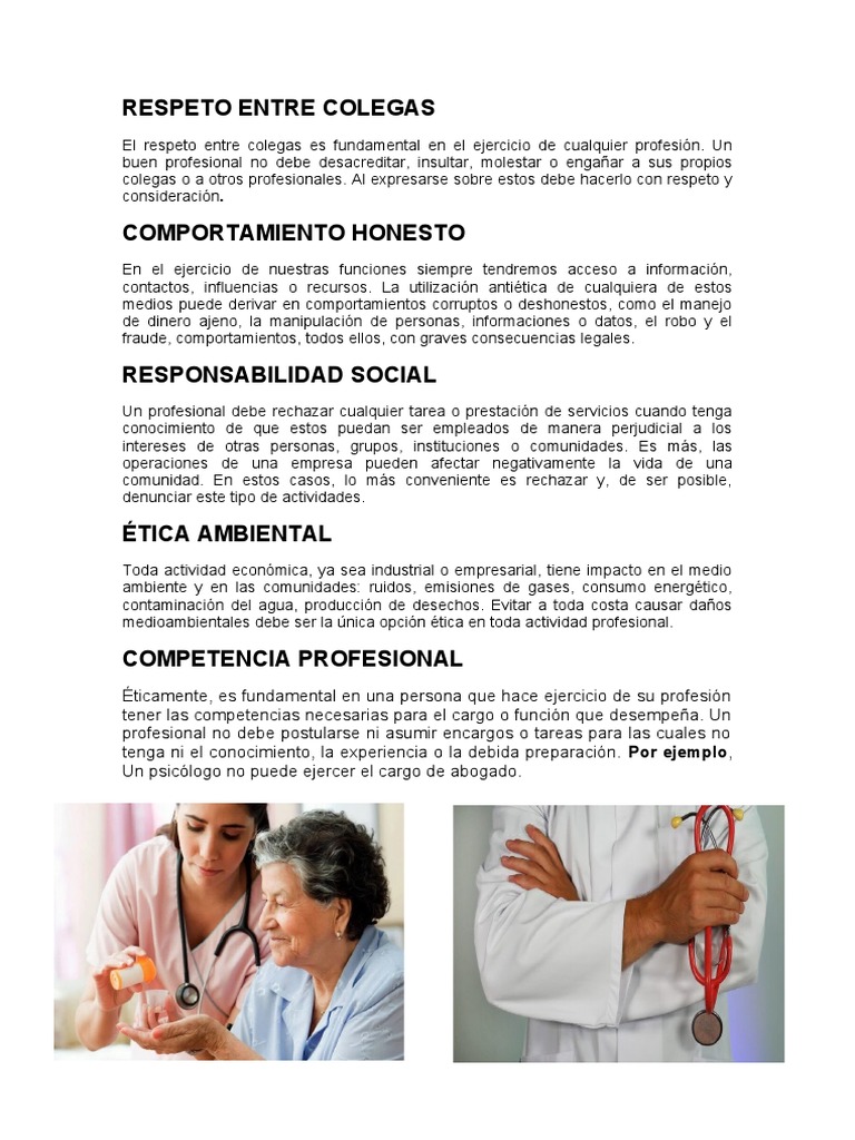Etica Profesional | PDF