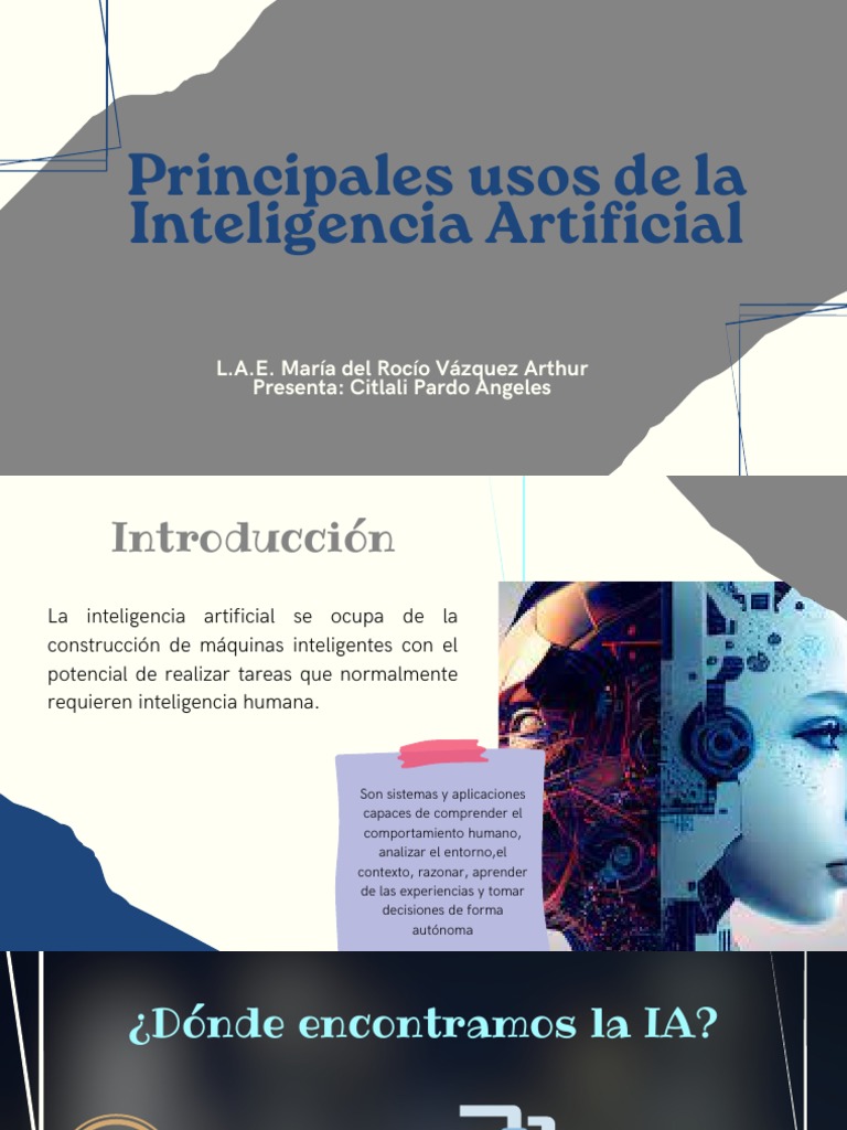 Usos de La IA | PDF | Inteligencia artificial | Inteligencia (IA) y ... Usos de La IA | PDF | Inteligencia artificial | Inteligencia (IA) y ...